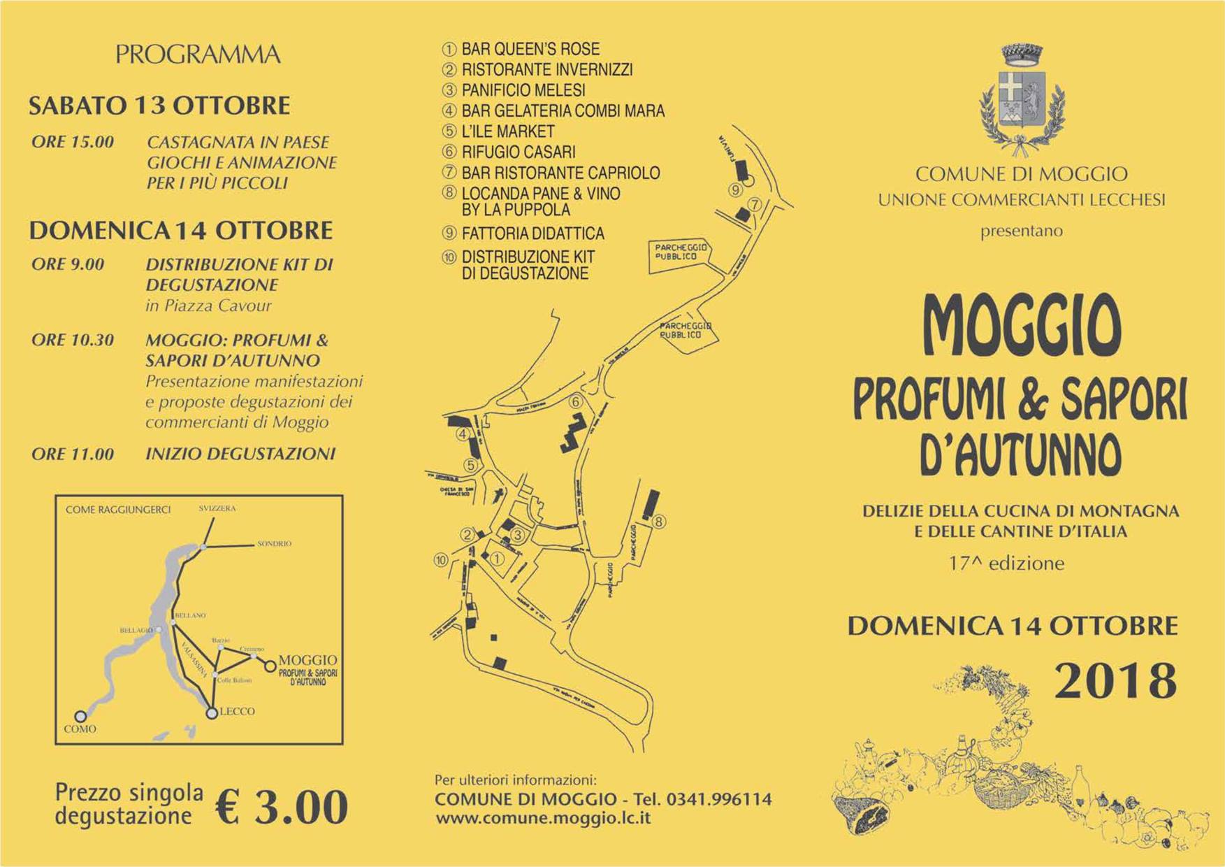 Moggio Profumi e sapori d'autunno ~ Lago di Como e Valsassina Moggio Profumi e sapori d'autunno ~ Lago di Como e Valsassina
