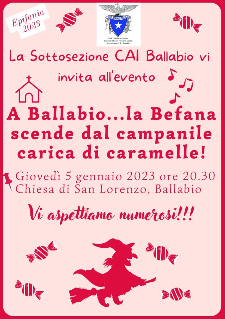 Arriva la Befana a Ballabio - Lago di Como e Valsassina