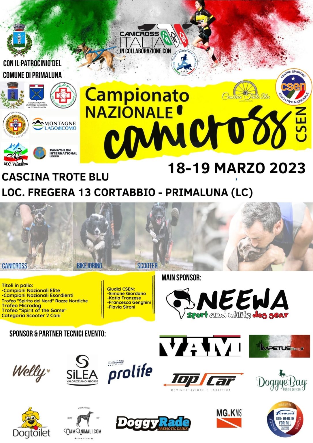 Campionato Nazionale Canicross CSEN 2023 - Lago di Como e Valsassina