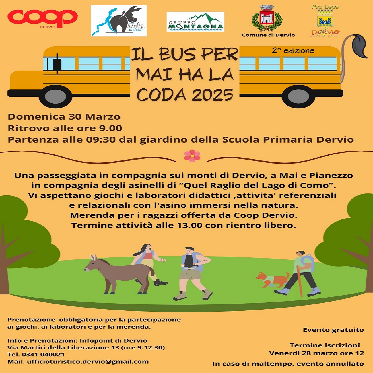 Il Bus per Mai ha la coda - Pro Loco Dervio 30-3 quadrata - Lago di ...